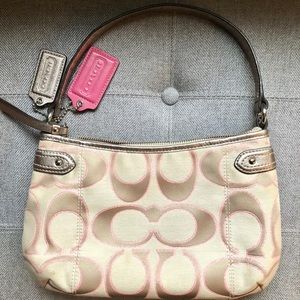Coach | Bags | Coach Daisy Outline Signature Metallic Pursetote | Poshmark
